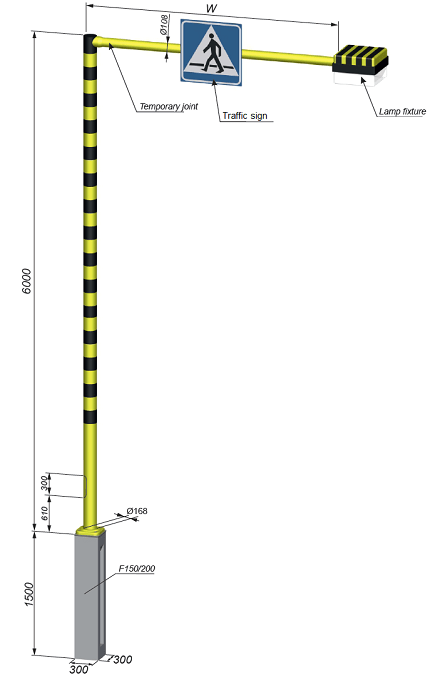 Mâts d’éclairage 3-12m - acier et aluminium | Romvolt Éclairage